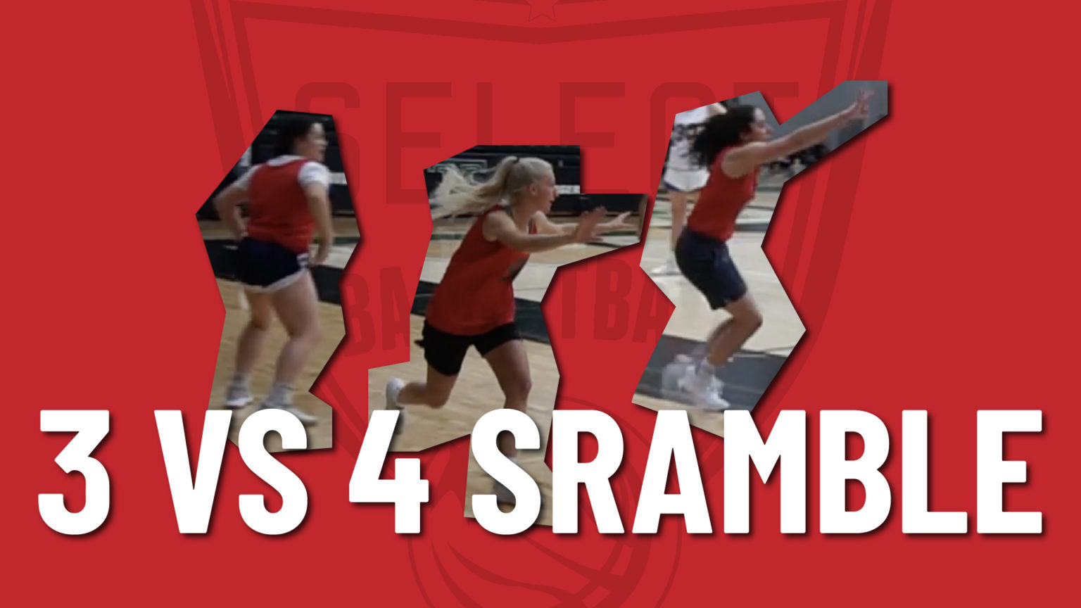3 vs 4 scramble - A defensive drill to develop adaption and communication