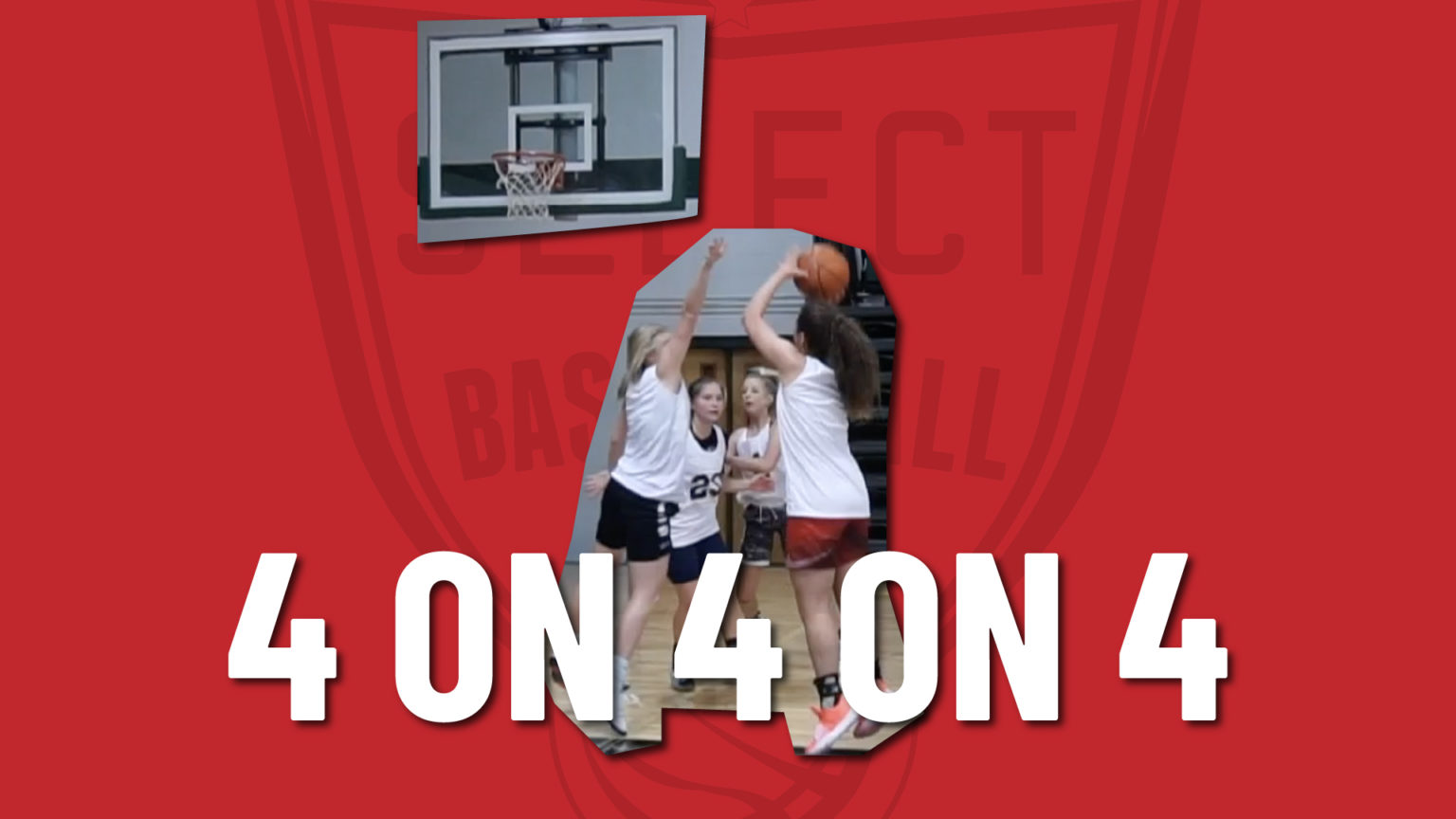 4 on 4 on 4 - Halfcourt drill to workont multiple offensive actions or sets